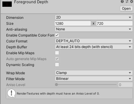 Graphics Unity Depth Texture Is Too Pixelated Stack Overflow