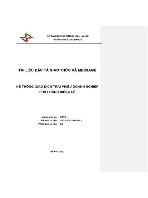 Hnx Tprlfixmessageprotocolforgatev17 Pdf