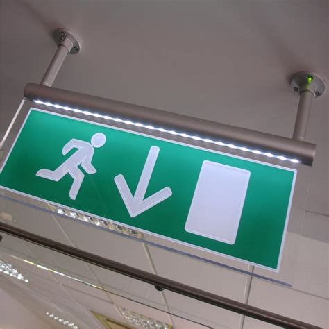 Led Illuminated Fire Exit Sign Bs En Iso 7010 Bs5499 Signbox