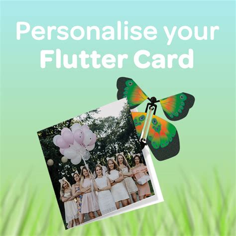 personalise your flutter card boomf