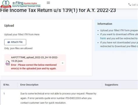 Fixing Itd Exec2003 Error In Income Tax Filing