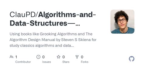 GitHub ClauPD Algorithms And Data Structures Selfstudy Using Books Like Grooking Algorithms
