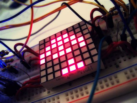 Space Invaders X LED Matrix Elwin Lee S Blog