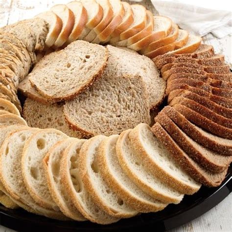 Bread And Condiment Party Tray Traditional Bread Platter White Bread