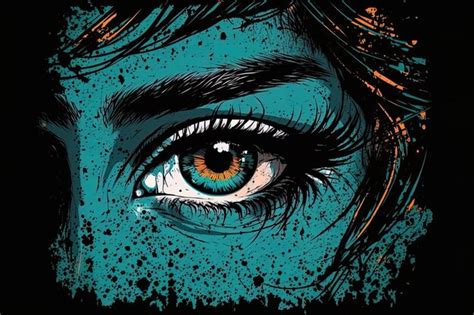 Premium AI Image Picture Of A Woman S Eye That S Gazing Directly At The Camera Generative AI