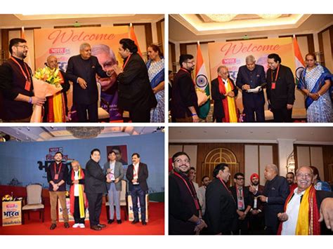 Dr Basant Goel Honored By Vice President Dhankhar For Philanthropy And