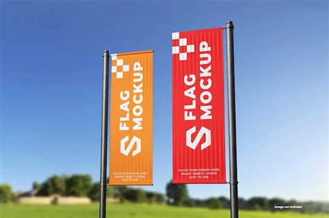 Premium Psd Flag Mockup