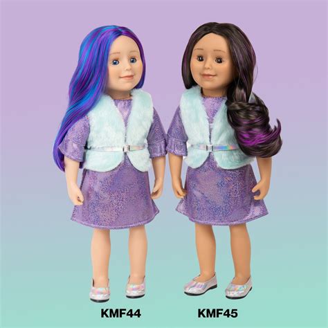 Maplelea And Me Canadian Girl Doll Purple Hair Blue Eyes Limited Edition