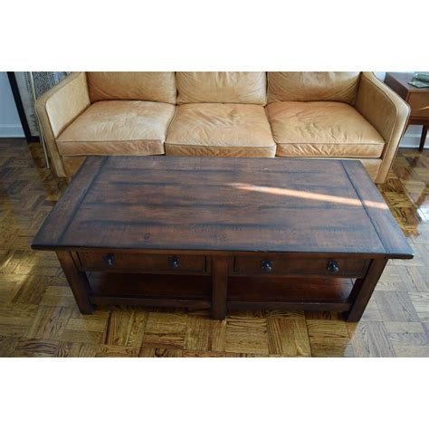 Pottery Barn Benchwright Rectangular Coffee Table Aptdeco