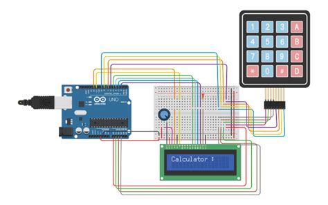 Circuit Design Simple Calculator Tinkercad Circuit Design Simple Calculator Tinkercad