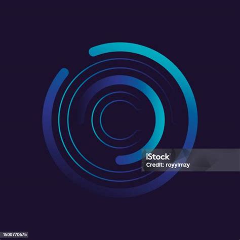 창조적 인 연결 아이콘 로고 디자인 순환 네트워크 데이터 기하학적 구조 점 및 선 연결 벡터 일러스트레이션 개념에 대한 스톡 벡터 아트 및 기타 이미지 Istock