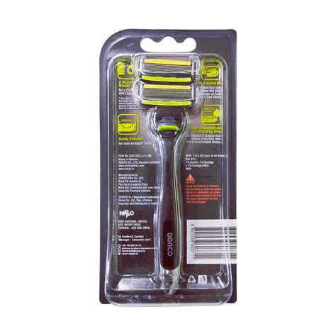 Dorco PACE 6 PRO 1 Handle With (5 Cartridge) In Blister Pack – dorcoIndia