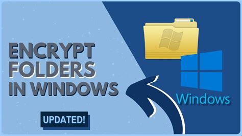 How To Encrypt Folder And Files In Windows YouTube