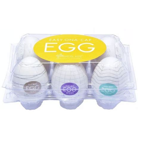 Kit Egg Masturbador Masculino Siliconado Formato De Ovo Magicall Kiss Sex Shop Shopee Brasil