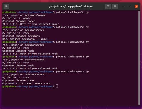Rock Paper And Scissors Game Using Python Programming By Rohit Kumar Thakur Medium