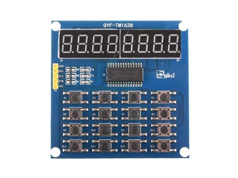ovládací panel qyf tm1638 laskakit