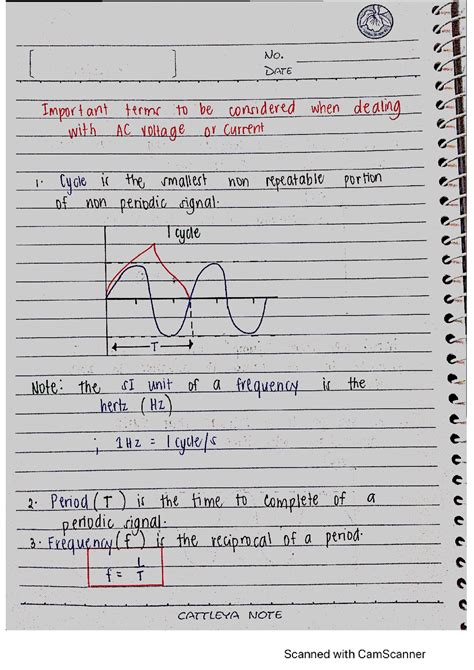 SOLUTION Electrical Circuits Notes Studypool
