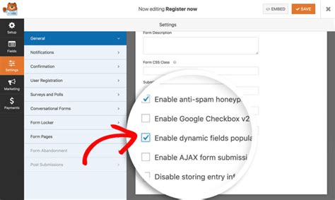 How To Enable Dynamic Field Population With Wpforms