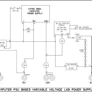 VARIABLE VOLTAGE LAB POWER SUPPLY USING PSU Electronics Forums Electrical Projects Power