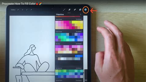 procreate how to fill color quick and easy to follow tutorial