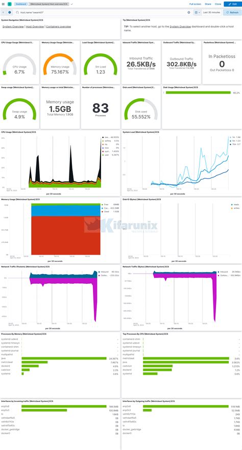Monitor Docker Swarm And Container Metrics Using Metricbeat