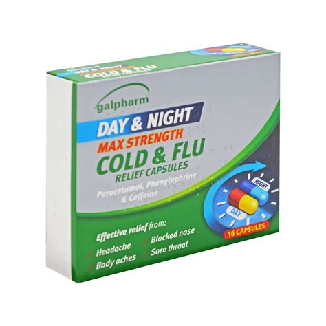 Wholesale Galpharm Day And Night Max Strength Cold And Flu Relief Capsules