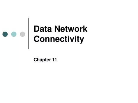 PPT Data Network Connectivity PowerPoint Presentation Free Download ID
