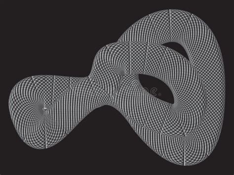 Abstract Volumetric Figure With A Mesh Surface Stock Vector Illustration Of Dimensional