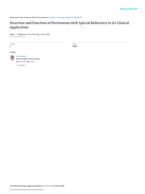 Struct I Func Mustafa Reviewarticlenew Pdf Bone Osteoblast