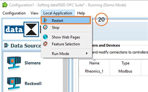 modbus tcp ip integration with datafeed opc server modbus rheonics