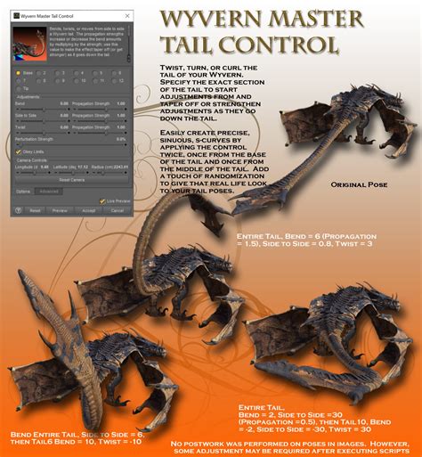 Wyvern Master Pose Control Daz 3d