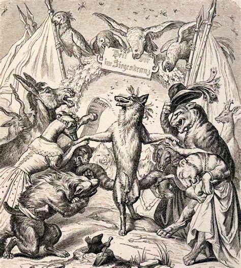 1886 Rare Book Reynard The Fox An Old Medieval Story Retold By Mme