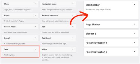 how to use a visual editor to create widgets in wordpress