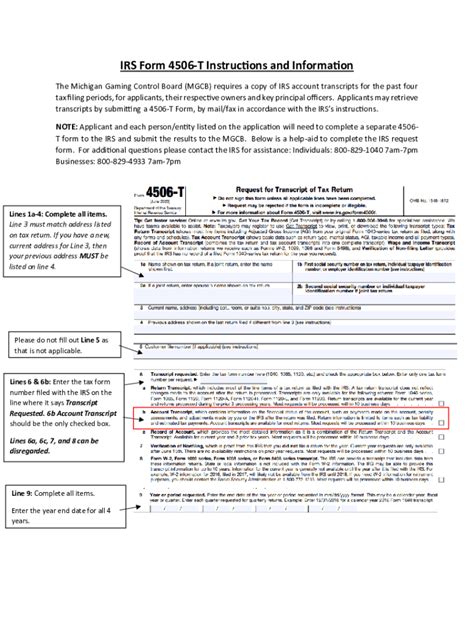 Fillable Online Irs Account Transcript Request Information Fax Email Print Pdffiller