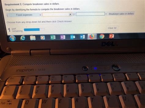 solved requirement 2 compute breakeven sales in dollars