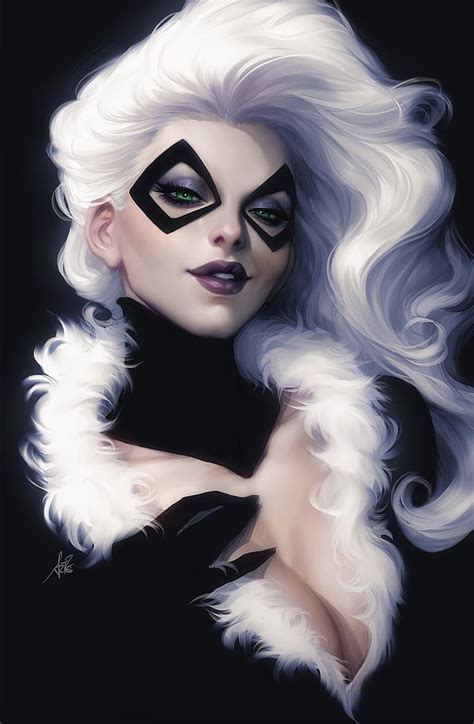 Beautiful Sexy Art Blue Black White Marvel Woman Comics Suit