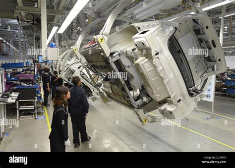 Bodies Of The Bmw 3 Series Are Installed At The Production Plant Of Bmw