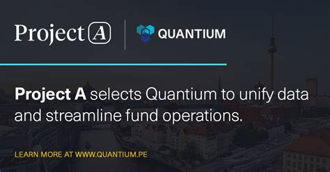 Quantium Technology Next Gen Software For Private Markets