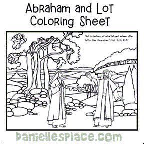 35 Great Photos Abraham Lot Color Page Pin On Religion Craft Ideas