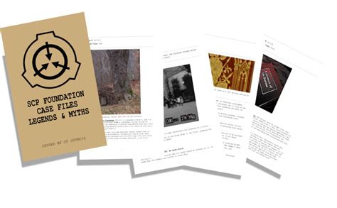 Scp Foundation Case Files Legends And Myths Scp Case Files Council