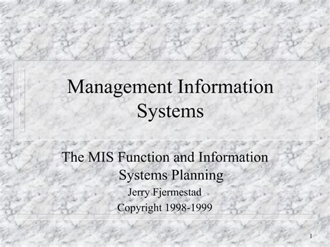 Ppt Management Information Systems Powerpoint Presentation Free Download Id 239114