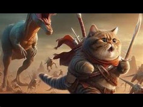 Viral Cat Biggest Fight Scenes Of Dinosaur T Rex Cat Viralcat Trex