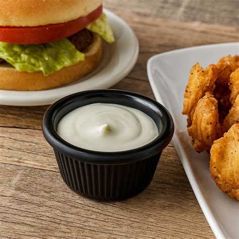 Ramequin De 2 Oz Rayado Negro Diamante Distribuidora Aliton