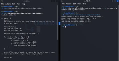 GitHub Rahul Joy The Sum Of Positive Numbers And The Sum Of Negative Numbers Separated By A Space