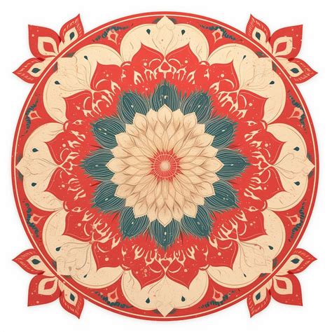 Traditional Patterns Of Bangalore India Premium Ai Generated Vector
