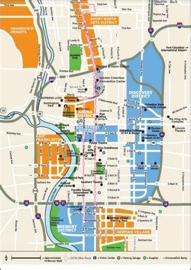 Columbus Maps Ohio Us Discover Columbus With Detailed Maps