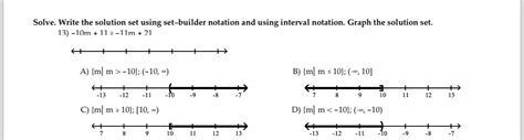 solved solve write the solution set using set builder