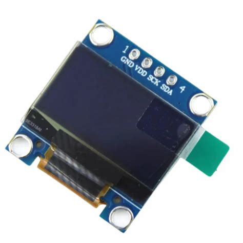 0 96 Inch Blue Oled Display Module Spi I2c 4pin Power Diode Modules Diode Array Module