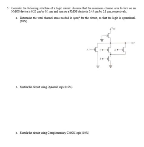 Solved Consider The Following Structure Of A Logic Circuit Chegg