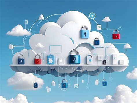 Premium AI Image The Concept Of Data Storage In The Cloud Which Offers In Securing And